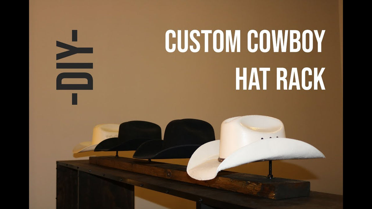How to Build a Custom Cowboy Hat Rack - A DIY Video Tutorial by The Br ...