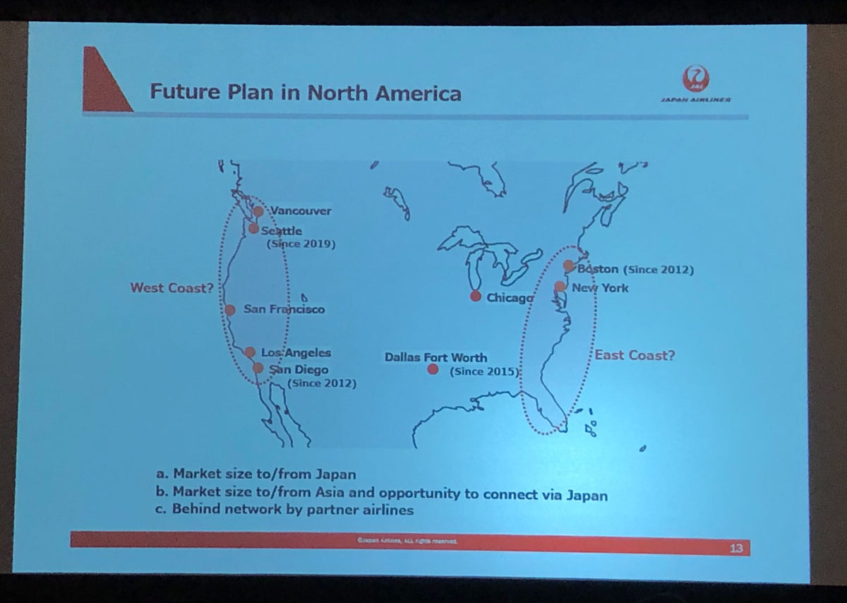 Japan Airlines is considering more US destinations – Kat Mango